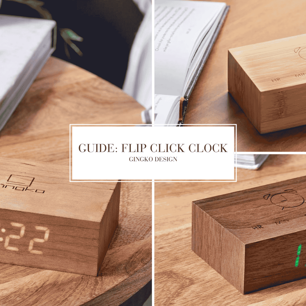 Flip Click Clock guide – sådan indstiller og oplader du dit Gingko ur ...